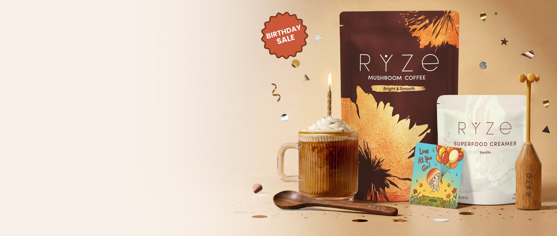 ⭐ 200K+ Reviews | #1 Bestselling Mushroom Coffee - 40% Off | RYZE